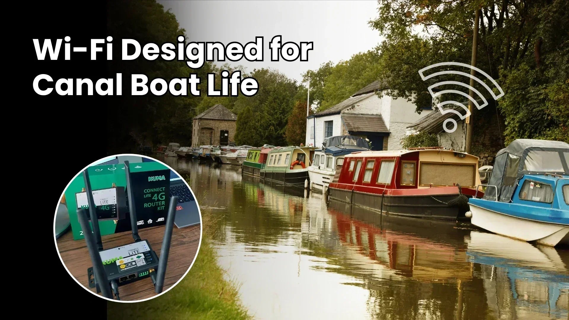 Canal Boat Wi-Fi: Reliable 4G Internet for Life on the Water – KUMA